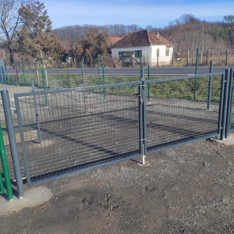 Poarta acces auto ECO 1600X3600 mm -antracit - RETIC GARDURI SRL
